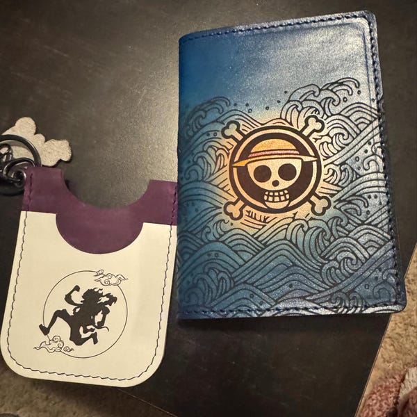 Anime Wallet, Japanese Manga Wallet, Personalized Leather Wallet Pirate ...