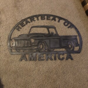 1955 1956 Classic Truck Garage Metal Sign - Etsy