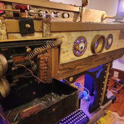 The Climatic Revelator Working Steampunk Weather Forecast Machine - Etsy