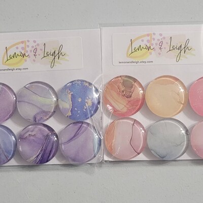 Clay Rainbow Magnets Set of 2 or 3 Cute Magnet Home Decor - Etsy