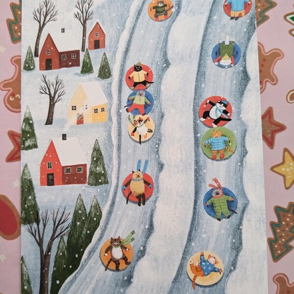 DECK the TREE Holiday Card Supporting Homeless Pets (10 Cards per Pack ...