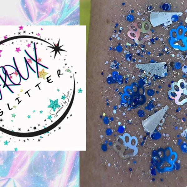 SIARGAO - Blue Glitters | Chunky Blue Holographic Glitters | Royal Blue ...