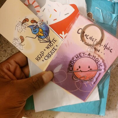 Crochet Sticker Crochet-a-holic Yarn Waterproof Vinyl - Etsy