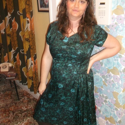 Gorgeous peggy Page Winter Weight 1950s Day Dress - Etsy