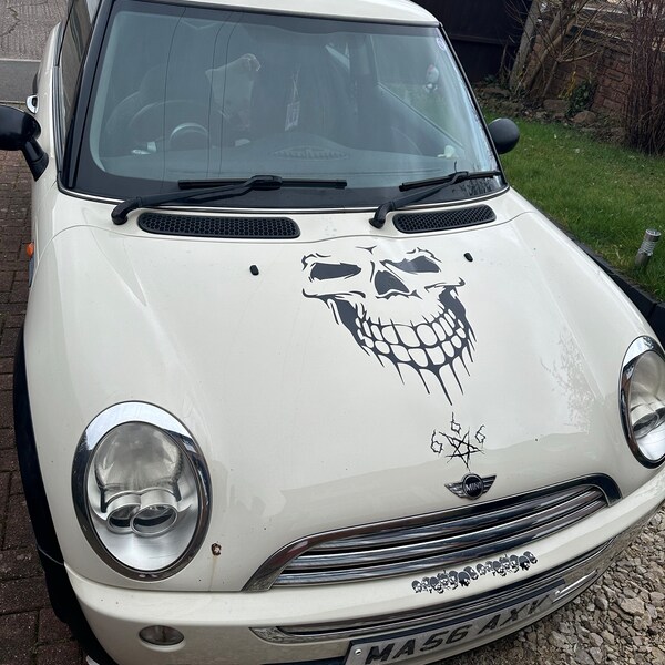 Taz Monster Car Bonnet Side Sticker Decal Wall Art Decal Vinyl Graphic ...