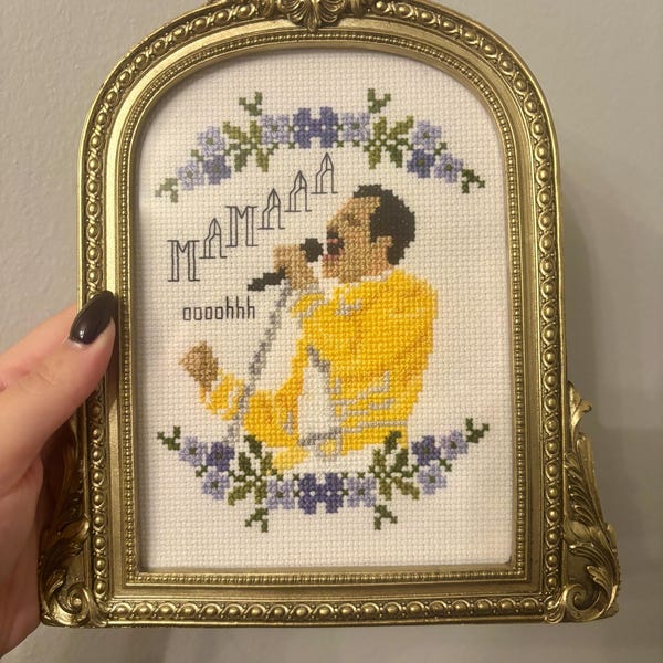 DIY Mama Ooh Mother's Day Cross Stitch PATTERN. Counted Cross Stitch ...