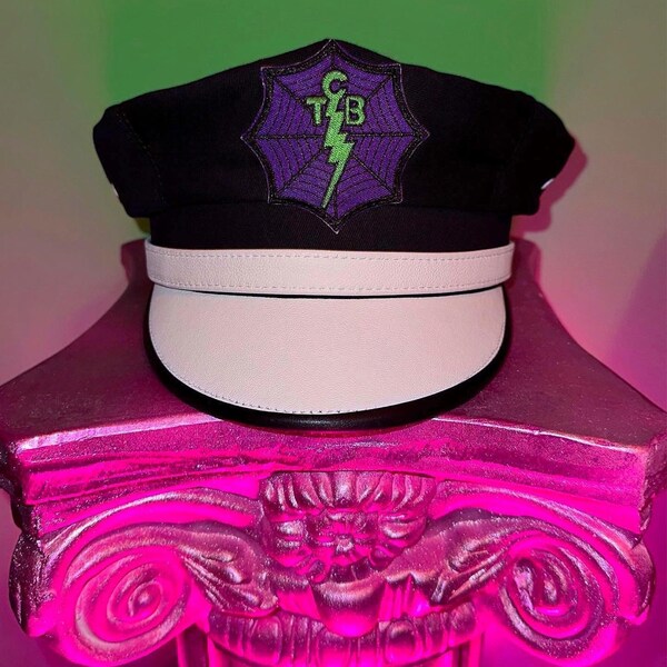 ELVIS Cotton Rockabilly Biker Cap Retro Motorcycle Natural Leather ...