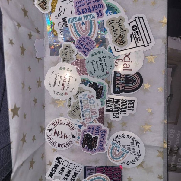 Librarian Stickers, Librarian Sticker Set, Bookworm Gifts, Book Lover ...