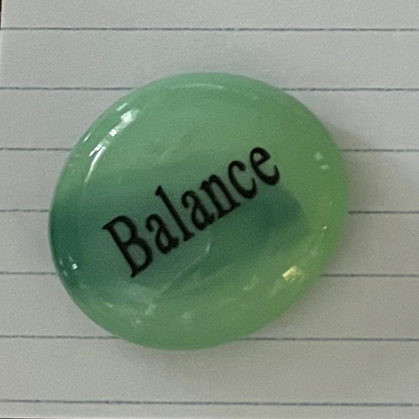 Engraved Colored Glass Word Stones - Single Words - Etsy