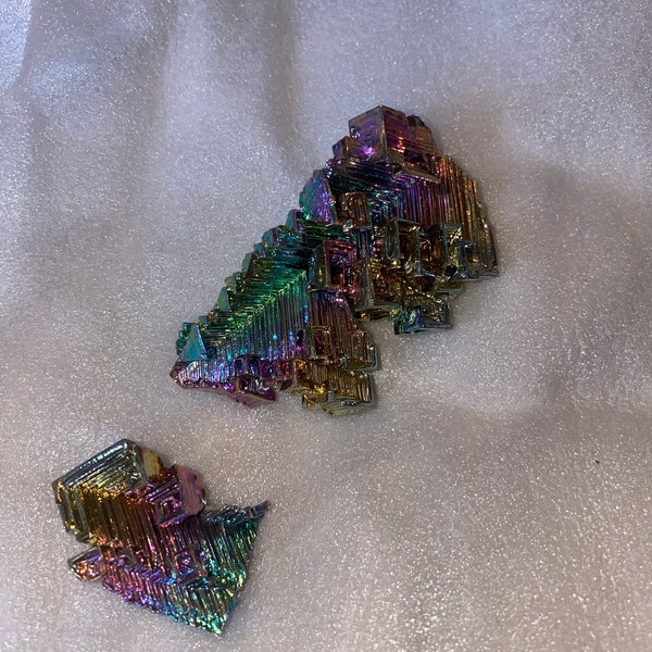 AAAA Rainbow Bismuth Cluster, Bismuth Crystal, Lab Grown Stone, Bismuth ...