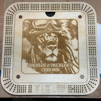 Cribbage Board SVG - Etsy