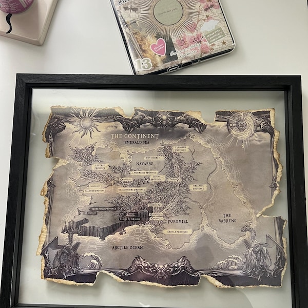 Powerless / Reckless Map of Ilya - Coffee Stained - 8x10in - Etsy