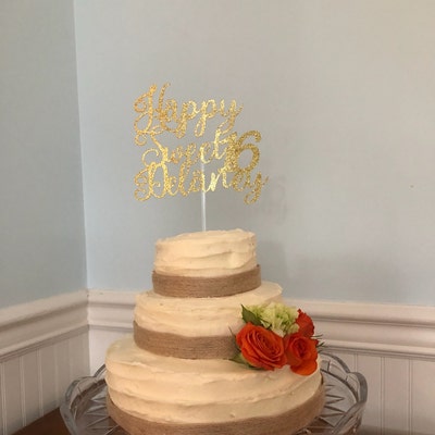 Sweet 16 Cake Topper Custom Cake Topper 16th Birthday Party 16th ...