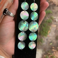 Pink Mosaic Shell Beads,shell Round Beads,pink Mother of Pearl Beads ...