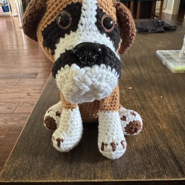 Boxer Crochet Pattern, Crochet Boxer, Boxer, Crochet Pattern, Amigurumi ...
