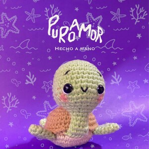 PATTERN: Shell the Baby Sea Turtle Amigurumi Sea Turtle Pattern ...