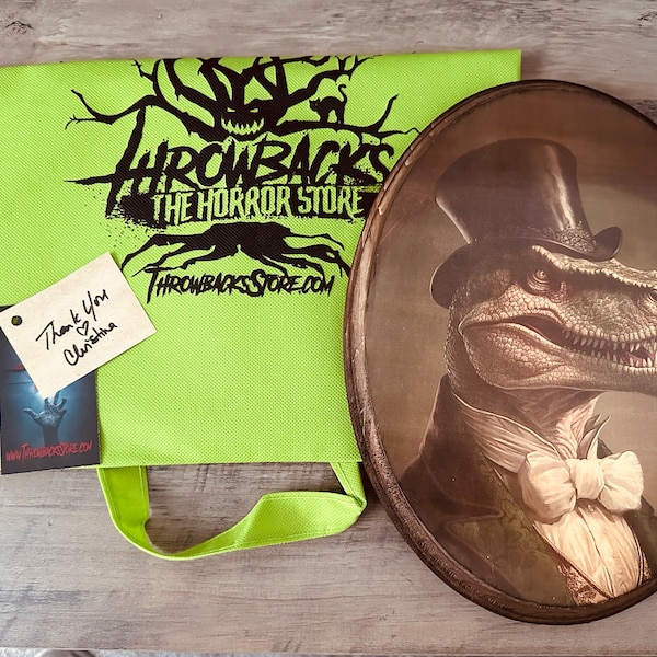 Mr T Rex Dinosaur Victorian Portrait - Vintage Style Tyrannasaurus Rex ...