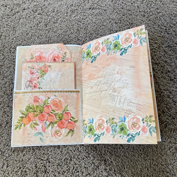 Just Peachy, a Printable Junk Journal Kit, 20 Pages Backgrounds and ...