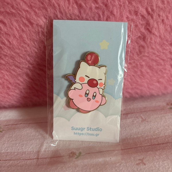 FF Moogle & Poyo Hard Enamel Pin - Etsy