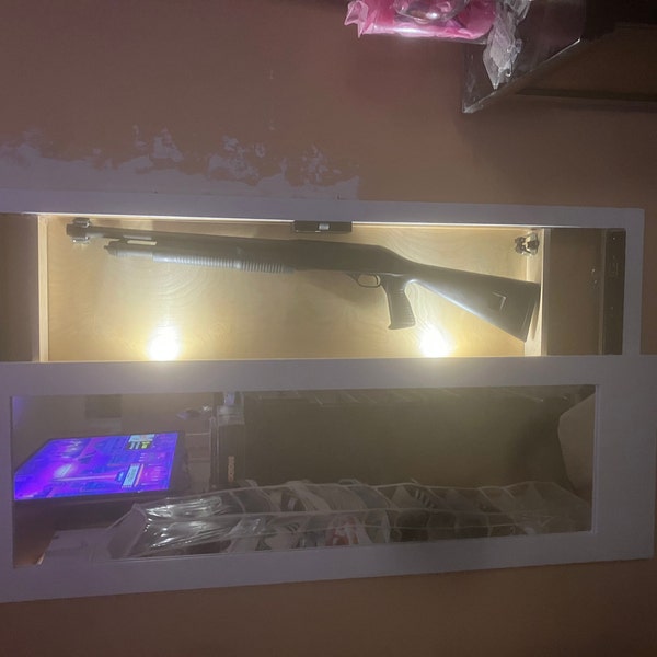 MIRROR SAFE - Hidden Storage Mirror, In-wall Gun Safe, Concealment ...