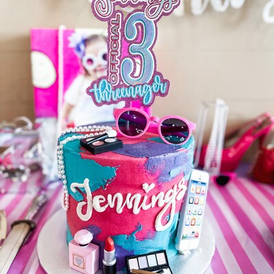 Official Threenager Cake Topper 3nager 3rd Birthday Cake Topper Third ...