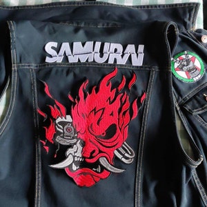 Horror patch Spine Back Patch Large Embroidered Patch | Etsy