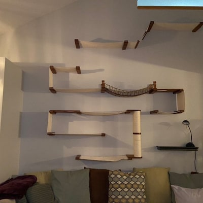 Deluxe Maze Cat Tree Cat Furniture Cat Wall Climbing Furniture Cat ...