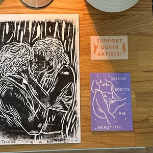 Transgender Art Print Not All Trans Bodies Line Art Illustration ...