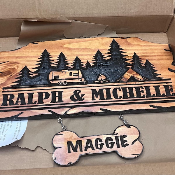 Camping Signs Decor RV Sign / Camper Sign/ Personalized Camper Sign ...
