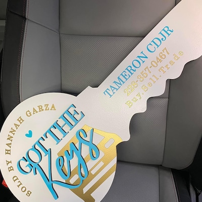 Custom CAR DEALERSHIP Sold Sign, Care Salesman Gift, Sold Car SIGN, New ...