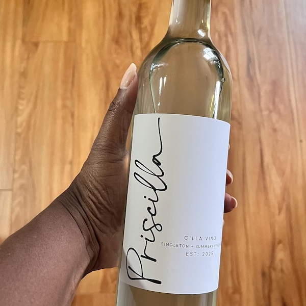 Bridesmaid and Maid of Honor Wine Labels, Will You Be My Bridesmaid ...