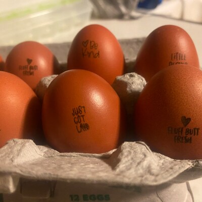 Mini Egg Safe Ink Pad Black Size: 1.75 X 2.5 Food Safe Ink Pad Egg ...