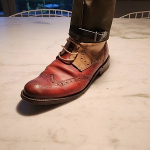 Genuine 1960s Ex-army Gaiters Canvas & Leather Olive Vintage Boot Shoe ...