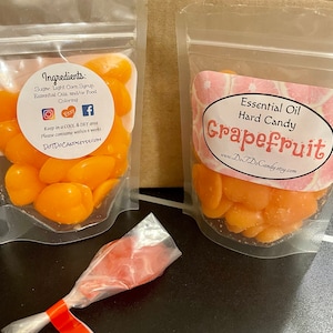 LEMON, Essential Oil Hard Candy, 5oz - Etsy