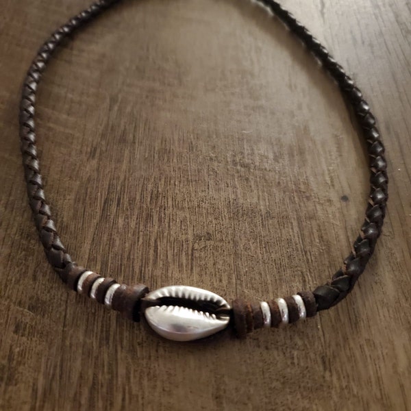 Man Surfer Necklace, Unique Gifts for Men , Shell Choker, Beachy ...