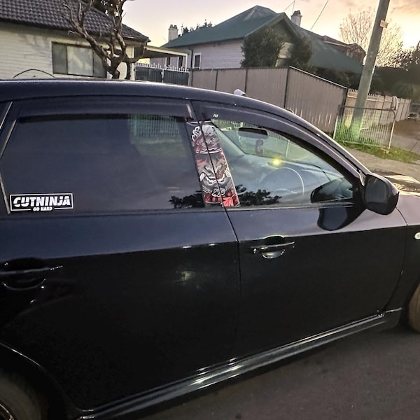 Oni Demon Car Doors Livery Pillar Decal Sticker Wrap - High Quality ...