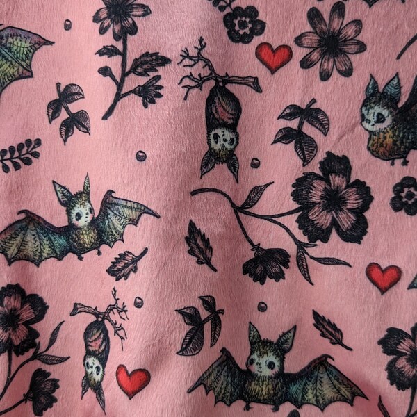 Halloween Baby Blanket, Baby Bat Crib Sheet, Swaddle, Gothic Girl Crib ...