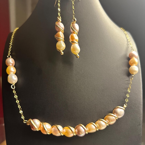 11-12mm A-AA Large Round Freshwater Pearls off Round Potato Pearl Ivory ...