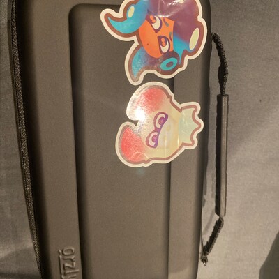 Splatoon Inspired Fan-art Badge Stickers HOLOGRAPHIC idols, Shops - Etsy