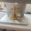 Handmade 24K Gold Plated Justice Scale Libra Decorated Swarovski ...