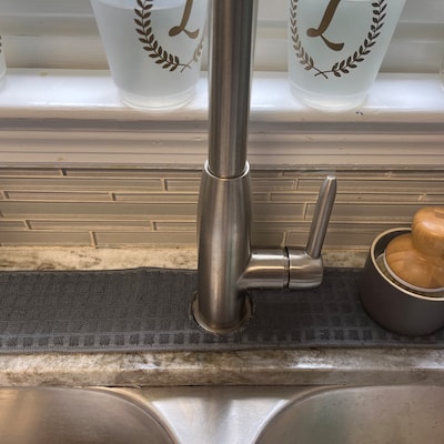 Faucet Splash Catcher Kitchen Faucet Bib Kitchen Faucet Drip Catcher ...