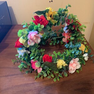 Midsommar May Queen Crown Flower Crown with Arch Giant | Etsy