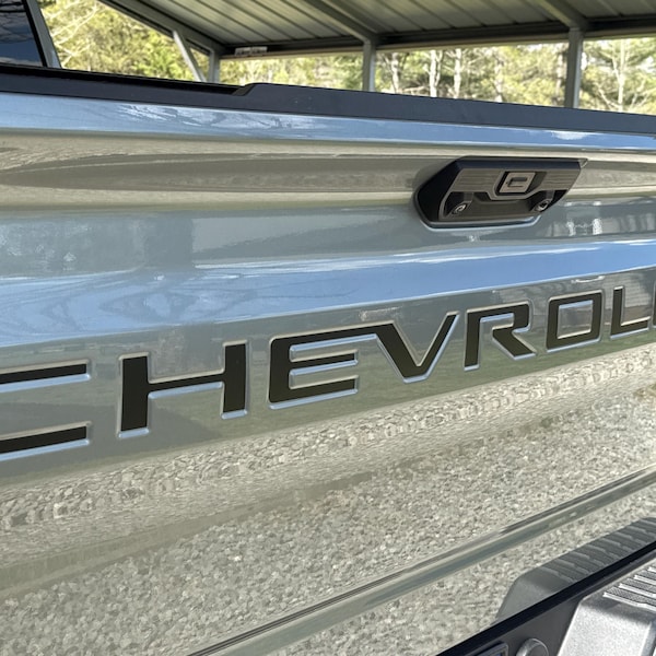 Vinyl Letters Inset Decals Fit 2019 - 2026 Chevrolet Silverado 1500 ...