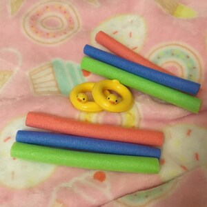 Miniature Pool Floatie Set pool noodles duck inner tube | Etsy