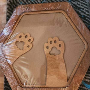 Cat Hexagon Shelves, Wood Wall Furniture for Cats, Wall Mount Shelf ...