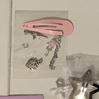 Silver Celestial Alien Y2k Keychain, Space Keychain, Alien Keychain ...