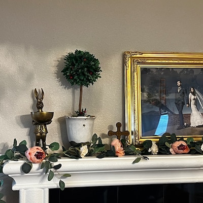 Boho Wedding Cake Toppers Dried Floral Cake Topper Boho Wedding Cake ...