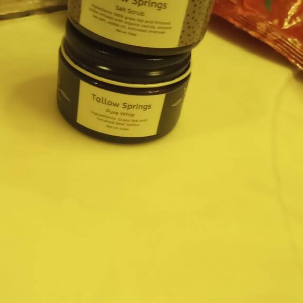 Lavender Sugar Scrub, Beef Tallow Body Scrub, Non-toxic, Natural ...