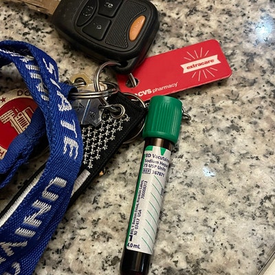 Phlebotomy Keychain Blue Trace Element - Etsy