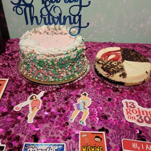 13 Going on 30 Sticker Set Jenna Rink Wishing Dust Razzles Thirty ...